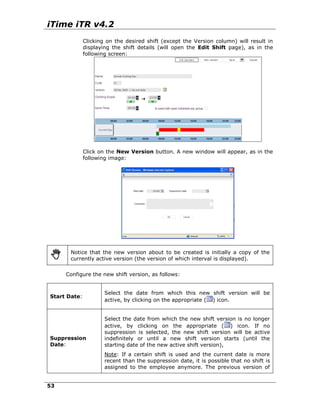 iTime - Time and Attendance Manual | PDF
