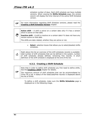 iTime - Time and Attendance Manual | PDF