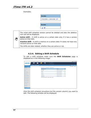 iTime - Time and Attendance Manual | PDF