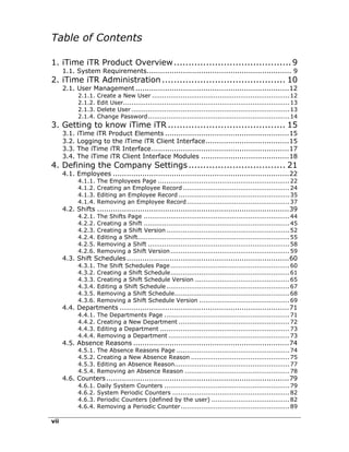 iTime - Time and Attendance Manual | PDF