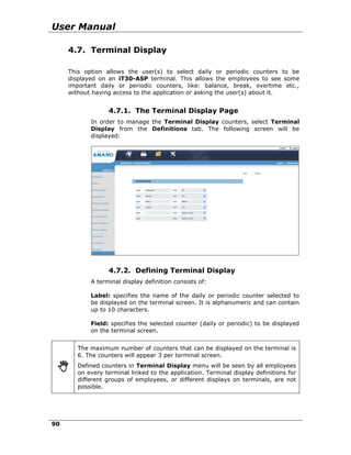 iTime - Time and Attendance Manual | PDF