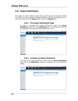 iTime - Time and Attendance Manual | PDF