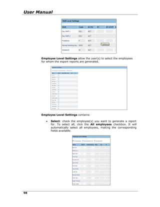 iTime - Time and Attendance Manual | PDF