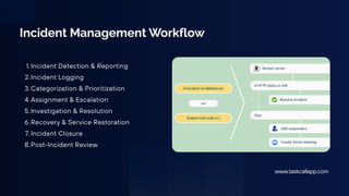 IT Incident Management Process Overview - TaskCall | PDF