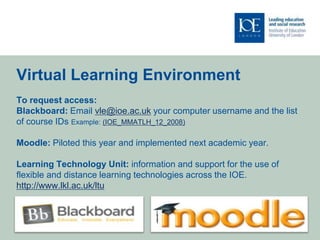 ITinduction forstaff2011 | PPT