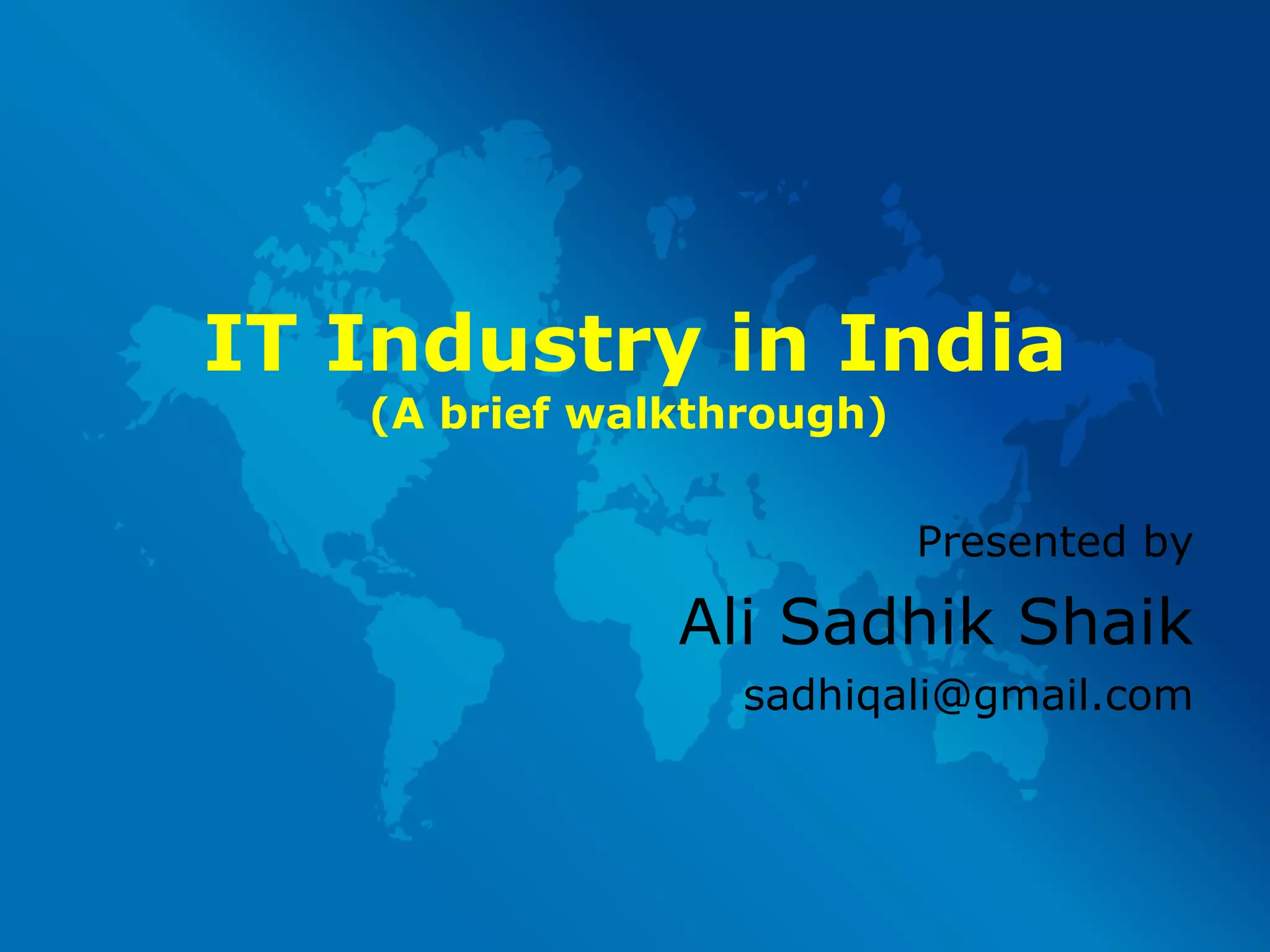 IT Industry in India | PPT