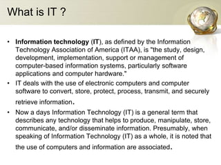 Using IT in Education | PPTX | Education industry | Industries