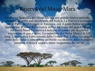 Itinerario kenya | PPT