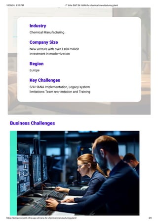 IT Infra SAP S4 HANA for chemical manufacturing plant.pdf