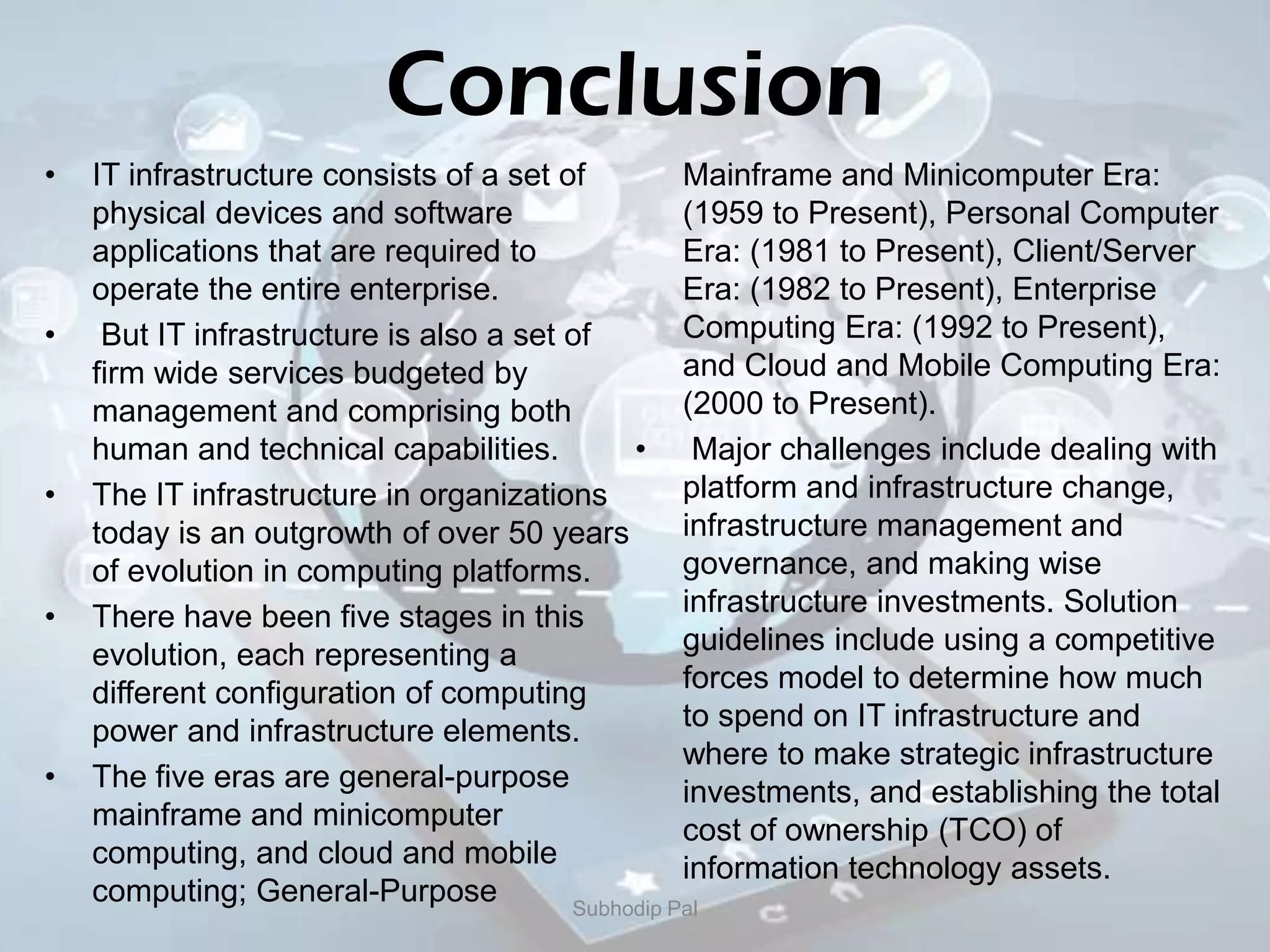 It infrastructure and emerging technologies | PDF | Cloud Computing | Internet