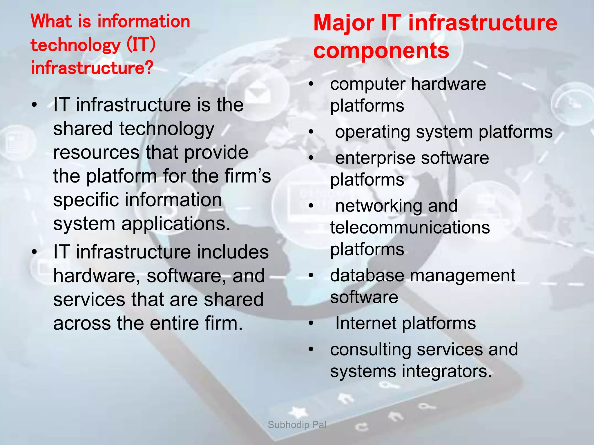 It infrastructure and emerging technologies | PDF