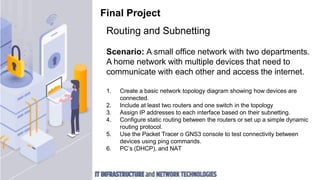 IT Infrastructure and Network Technologies | PDF