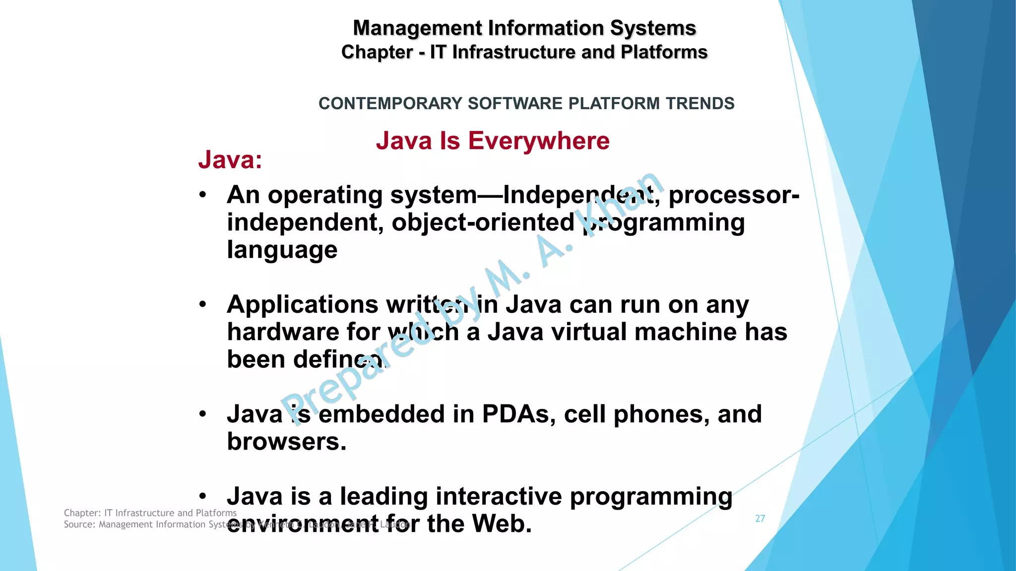 IT infrastructure and platforms | PPTX