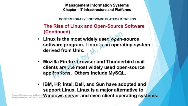 IT infrastructure and platforms | PPTX | Operating Systems | Computer Software and Applications