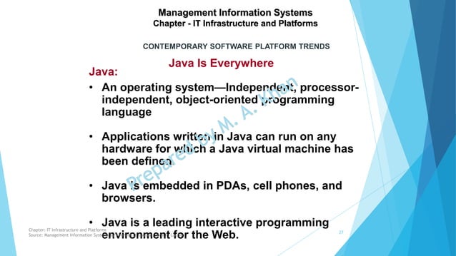 IT infrastructure and platforms | PPTX | Operating Systems | Computer Software and Applications