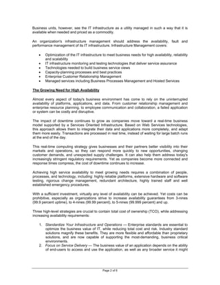 It infrastructure management | PDF