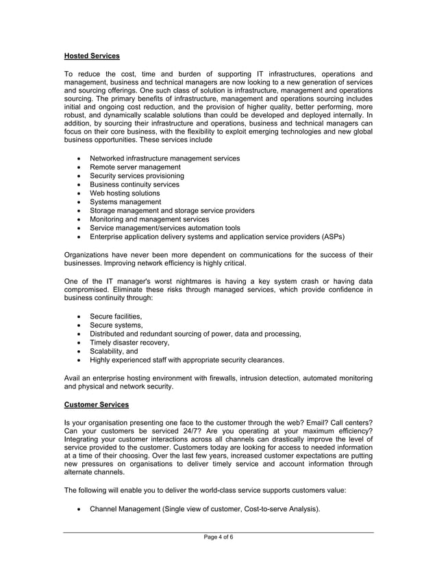 It infrastructure management | PDF | IT and Internet Support | Internet