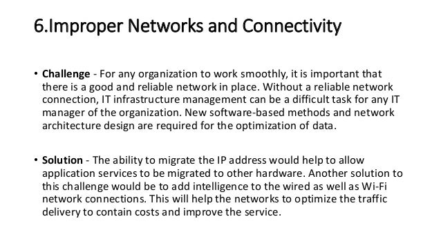 IT infrastructure management challenges & their solutions