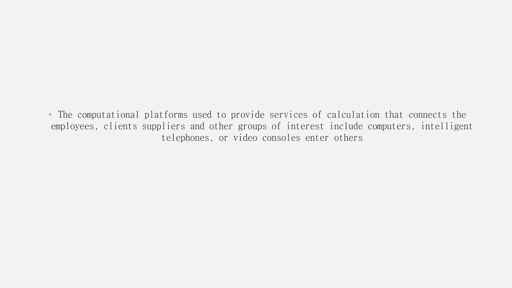 It infrastructure platforms | PPT