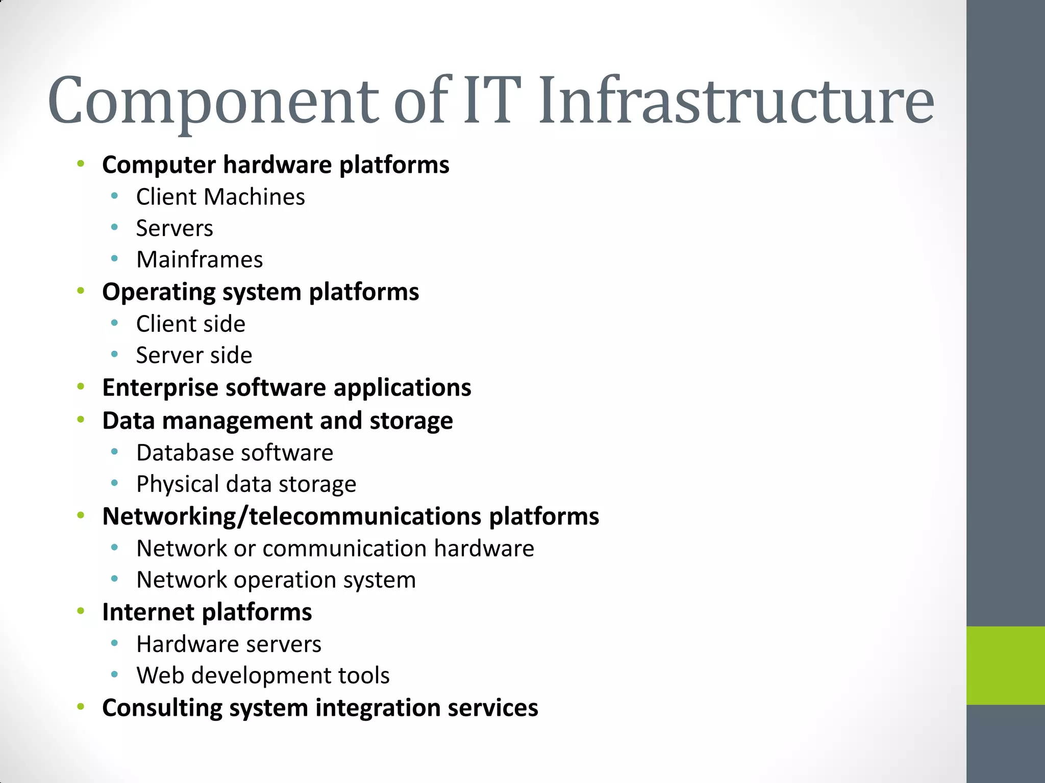 IT Inftractructures - Evolution of IT Inftractructure | PDF