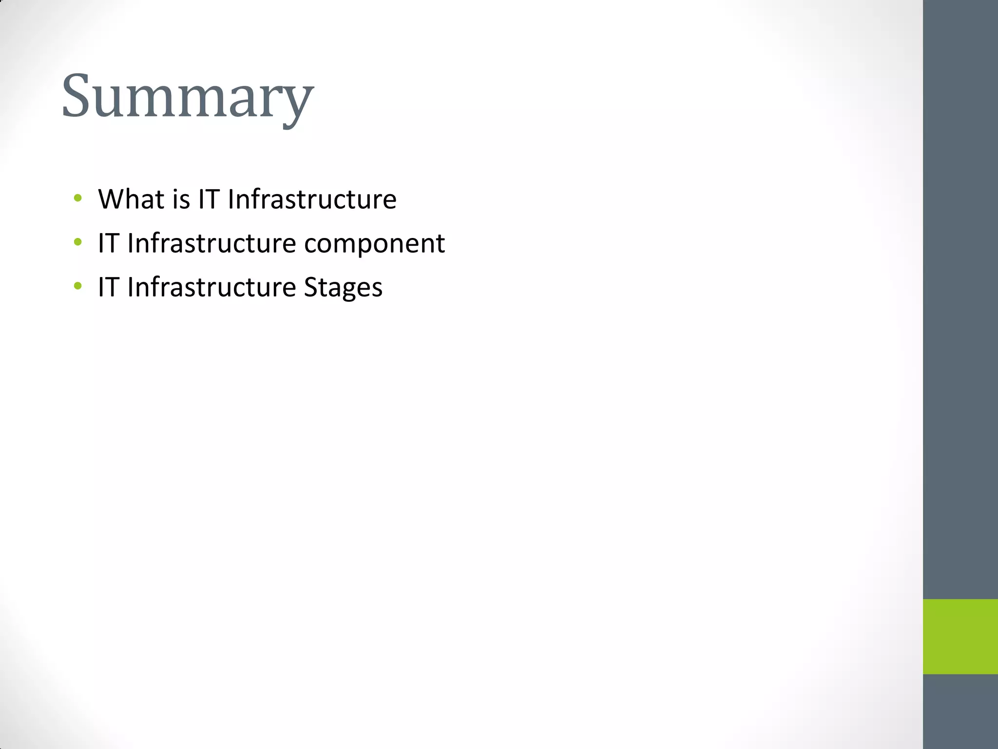 IT Inftractructures - Evolution of IT Inftractructure | PDF