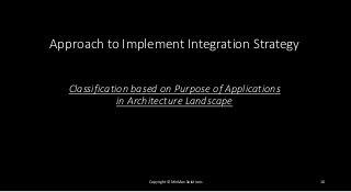 It integration strategy : Example - Approach | PPTX