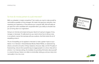 THE IT INTERVIEW GUIDEBOOK: THE ART OF STORYTELLING AND CAPTIVATING ...