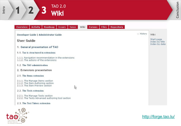 TAO DAYS - Introduction to TAO 2.0 and its architecture (IT Session) | PPT
