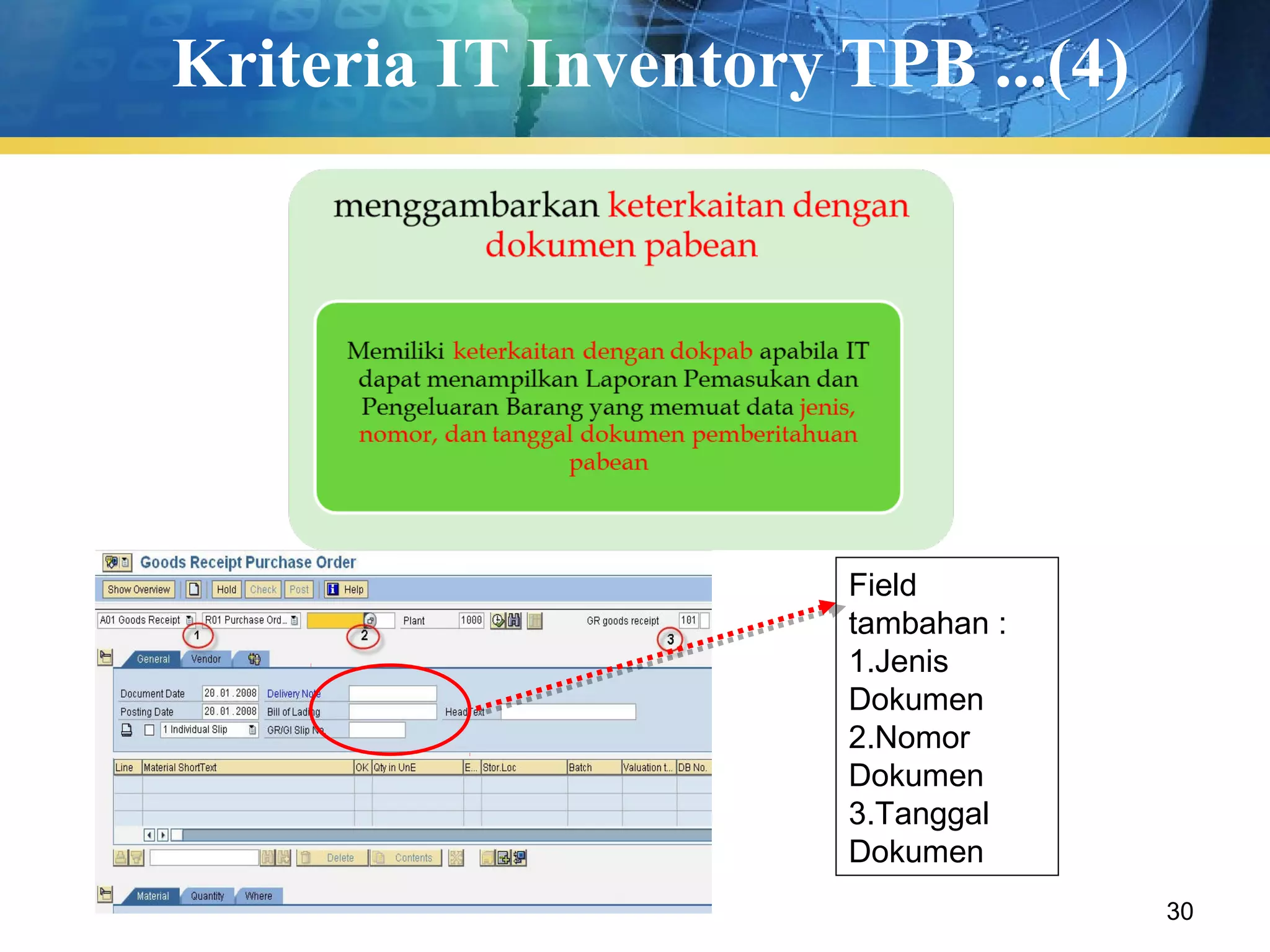 program aplikasi system It inventory kawasan berikat bea cukai | PPT