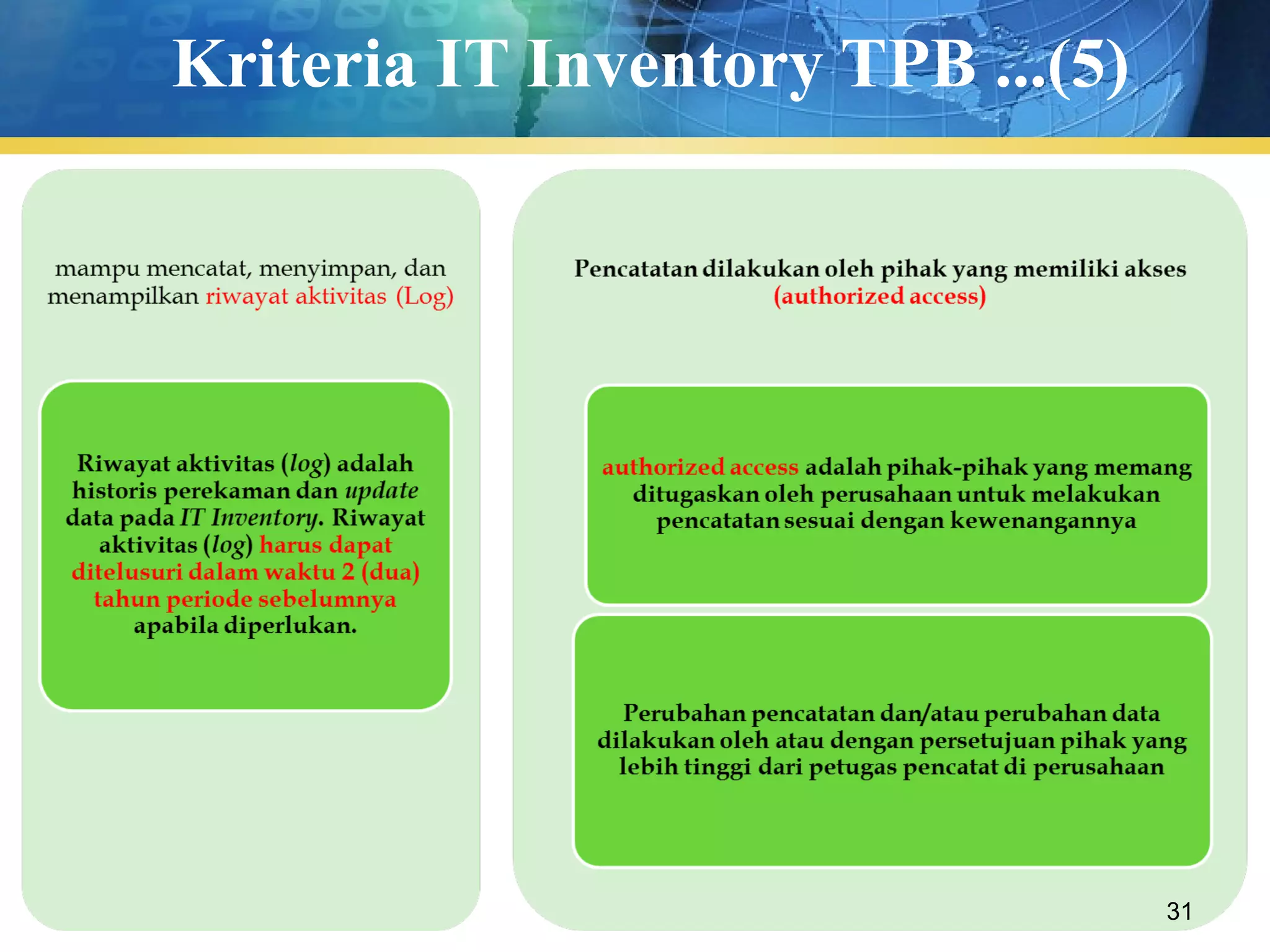 program aplikasi system It inventory kawasan berikat bea cukai | PPT