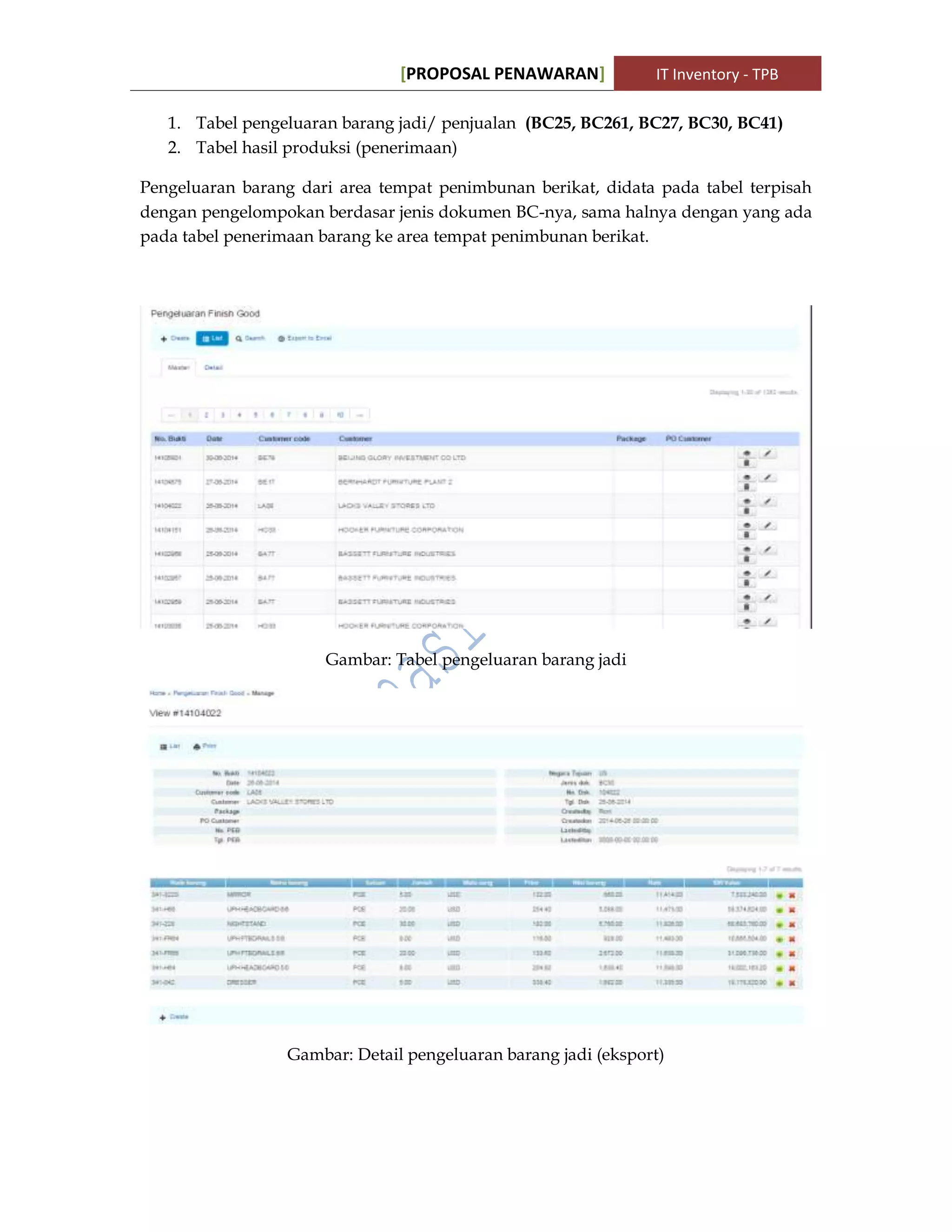 IT Inventory Kawasan Berikat | PDF