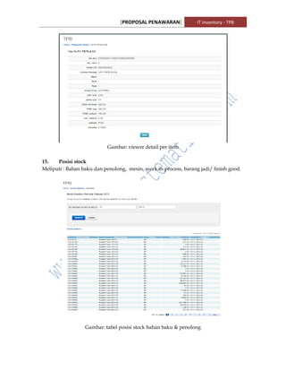 IT Inventory Kawasan Berikat | PDF