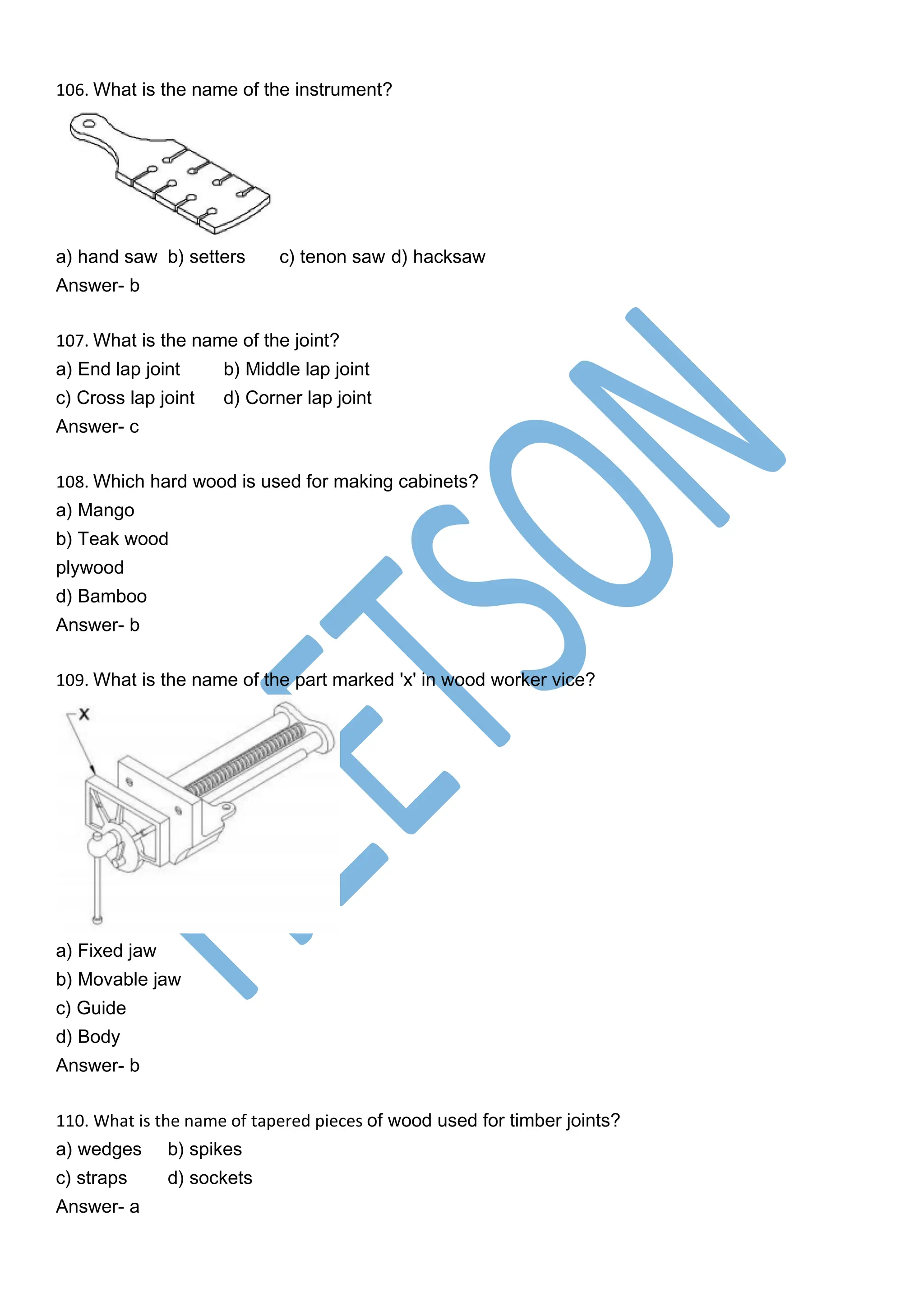 ITI Plumber Question Bank in English Book PDF Free Download | PDF