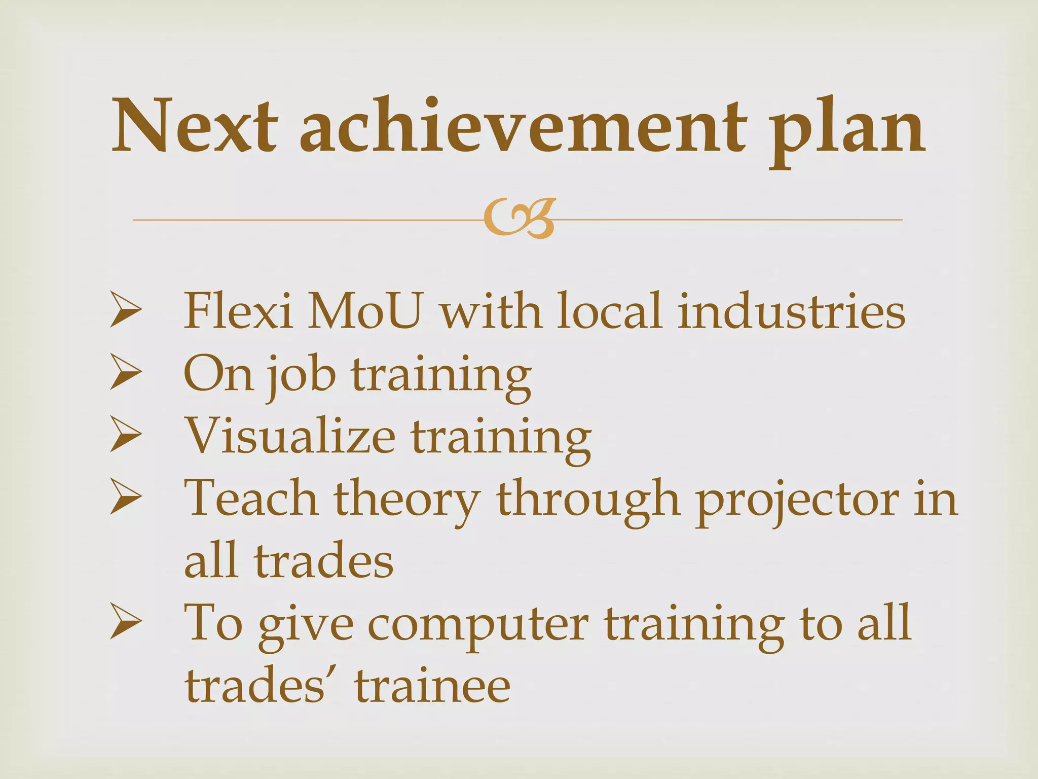 GOVT ITI KADI PPT | PPTX