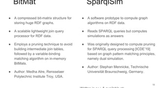 RDF Join Query Processing with Dual Simulation Pruning | PPT