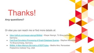 RDF Join Query Processing with Dual Simulation Pruning | PPT