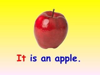 It is an apple | PPT