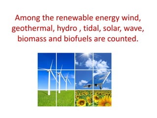 Renewable energy | PPTX