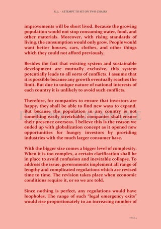 IT IS NOT SUSTAINABLE | PDF