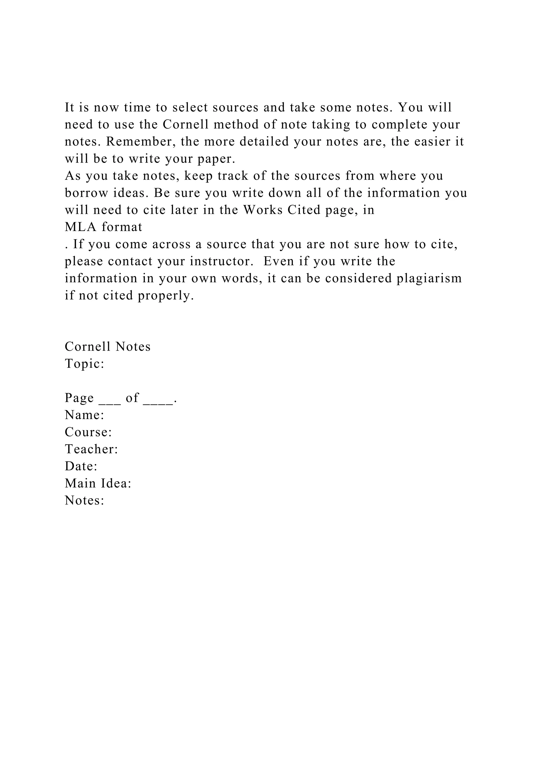 It is now time to select sources and take some notes. You will nee.docx