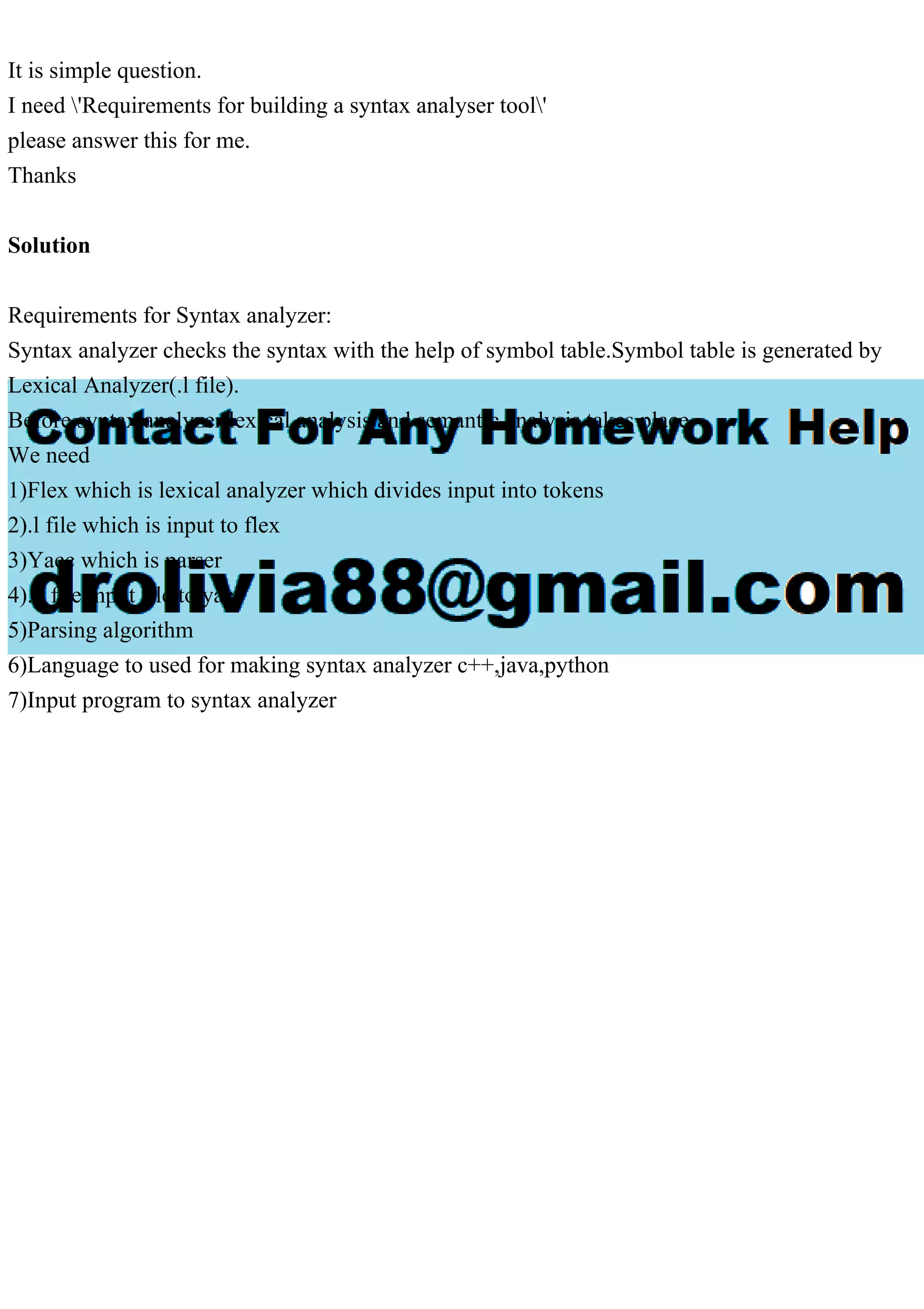 It is simple question.I need Requirements for building a syntax .pdf