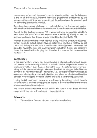 Embedding SimulationX Models into Virtual-Reality Training Simulators of Power Generation Plants ...