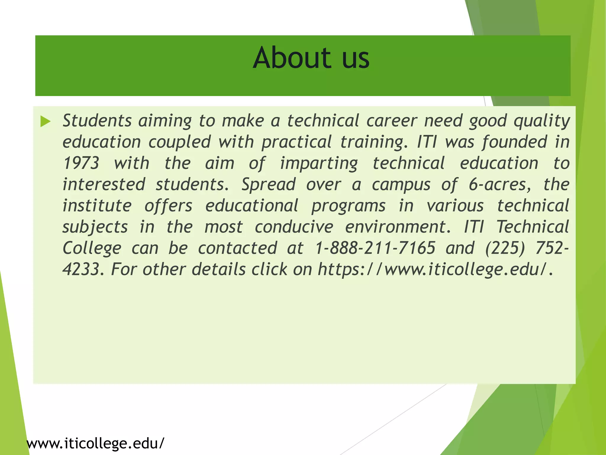 Iti technical college | PPTX
