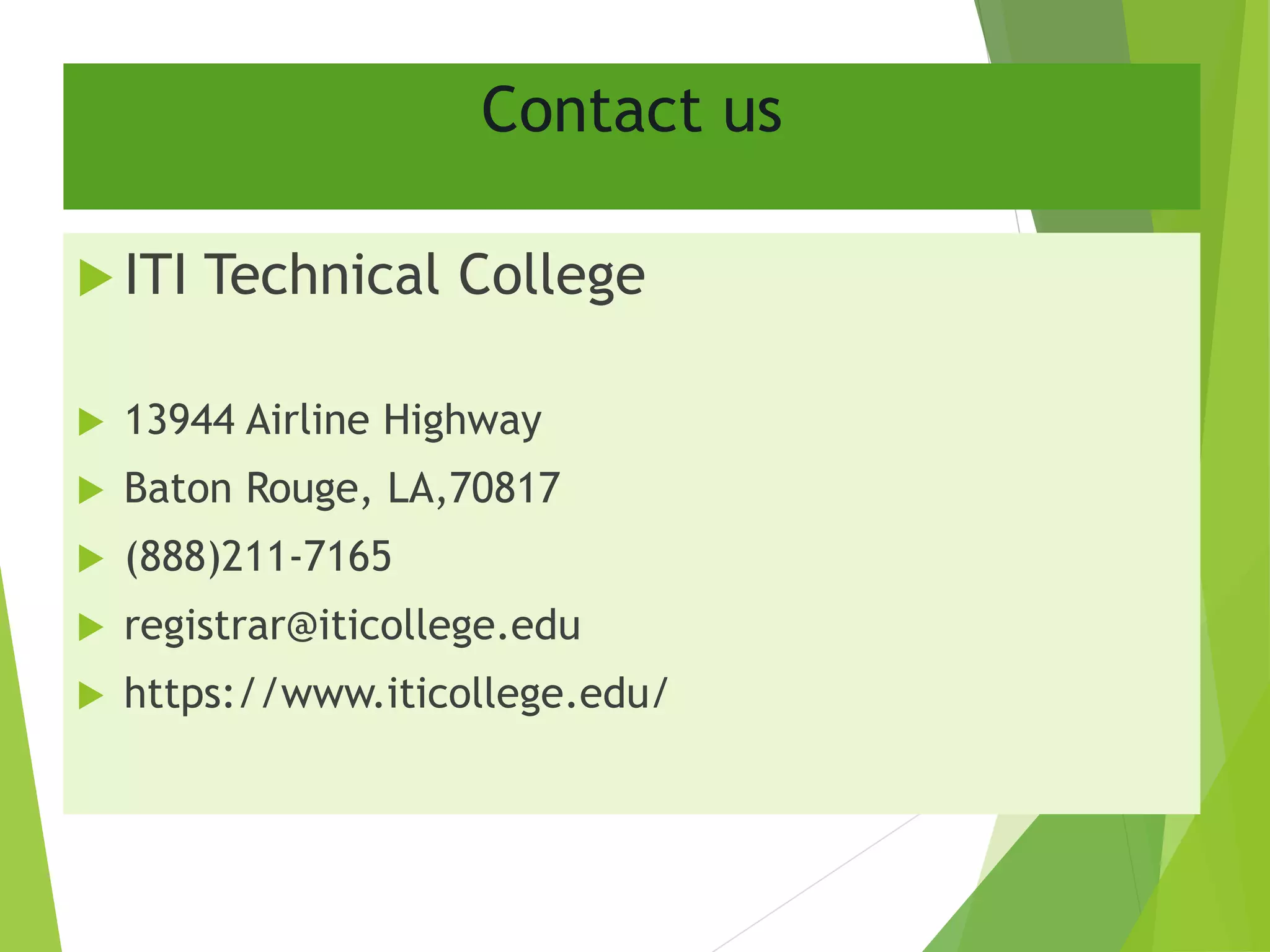 Iti technical college | PPTX