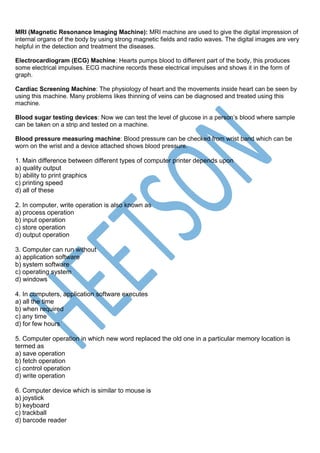 IT & ITeS Important MCQ Questions and Answers | PDF