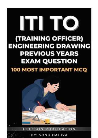 ITI Training Officer Previous Years Question Papers Engineering Drawing ...