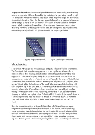 SOLAR ENERGY report solar panel photo diode | PDF