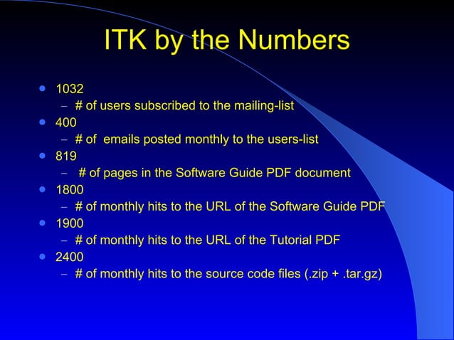 ITK Tutorial Presentation Slides-944 | PPT
