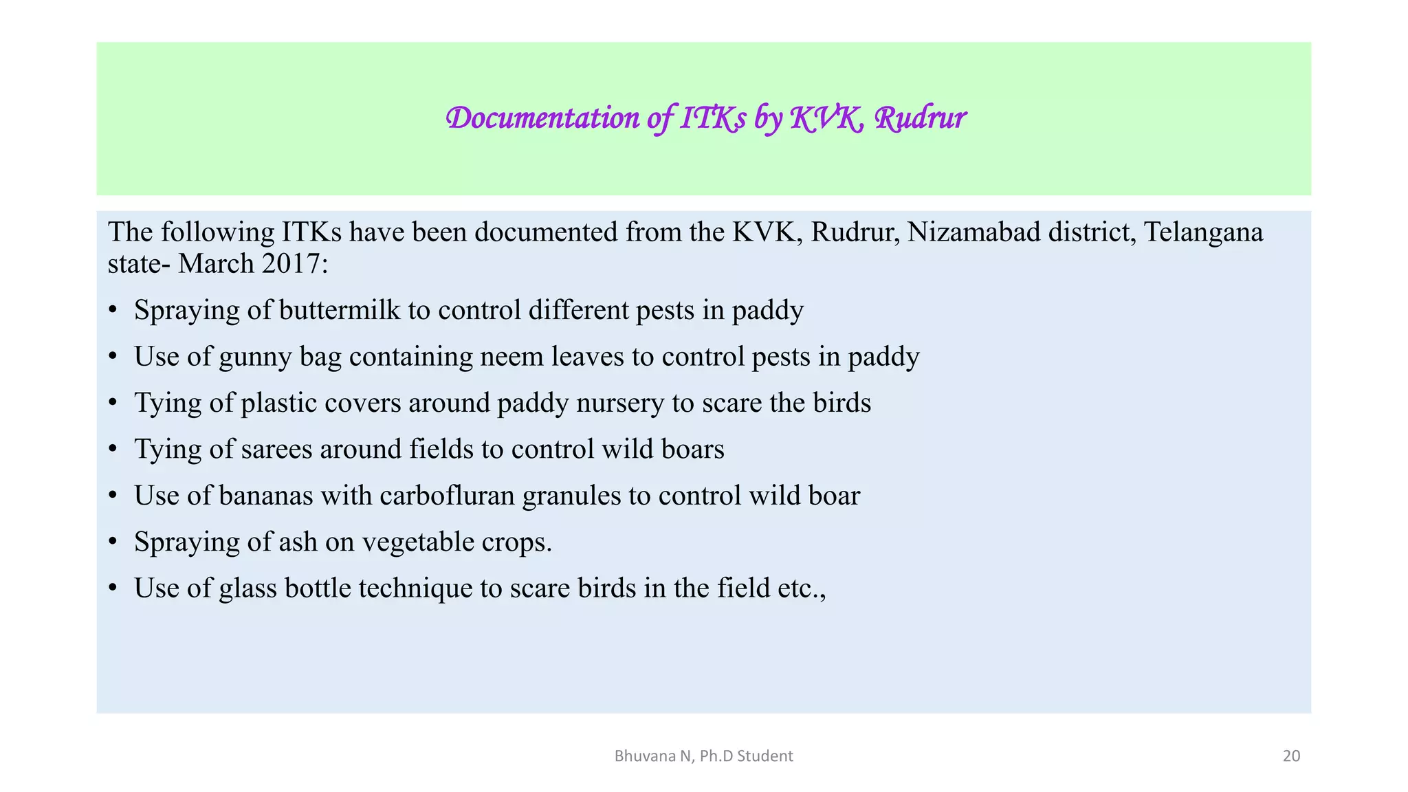 Indigenous Knowledge Systems for Agriculture | PDF