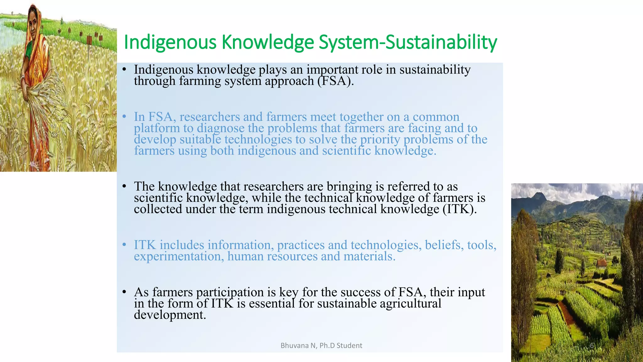 Indigenous Knowledge Systems for Agriculture | PDF